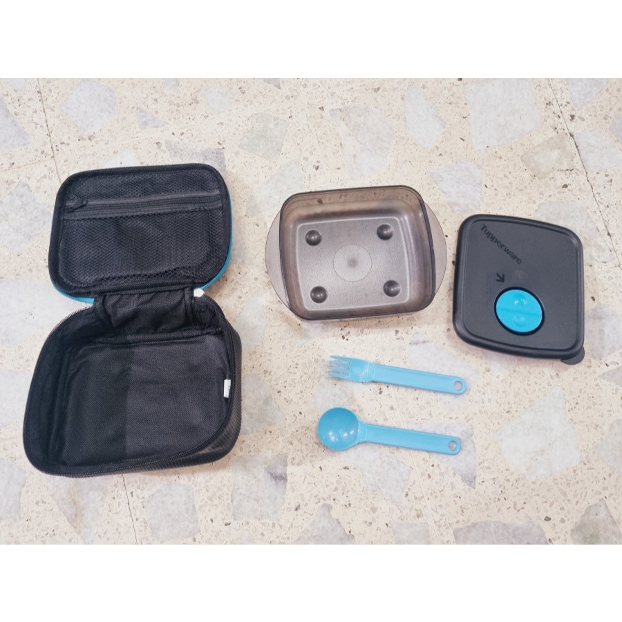 Jual WADAH KOTAK BEKAL SEKOLAH KERJA - TUPPERWARE EXTREME MEAL BOX ...