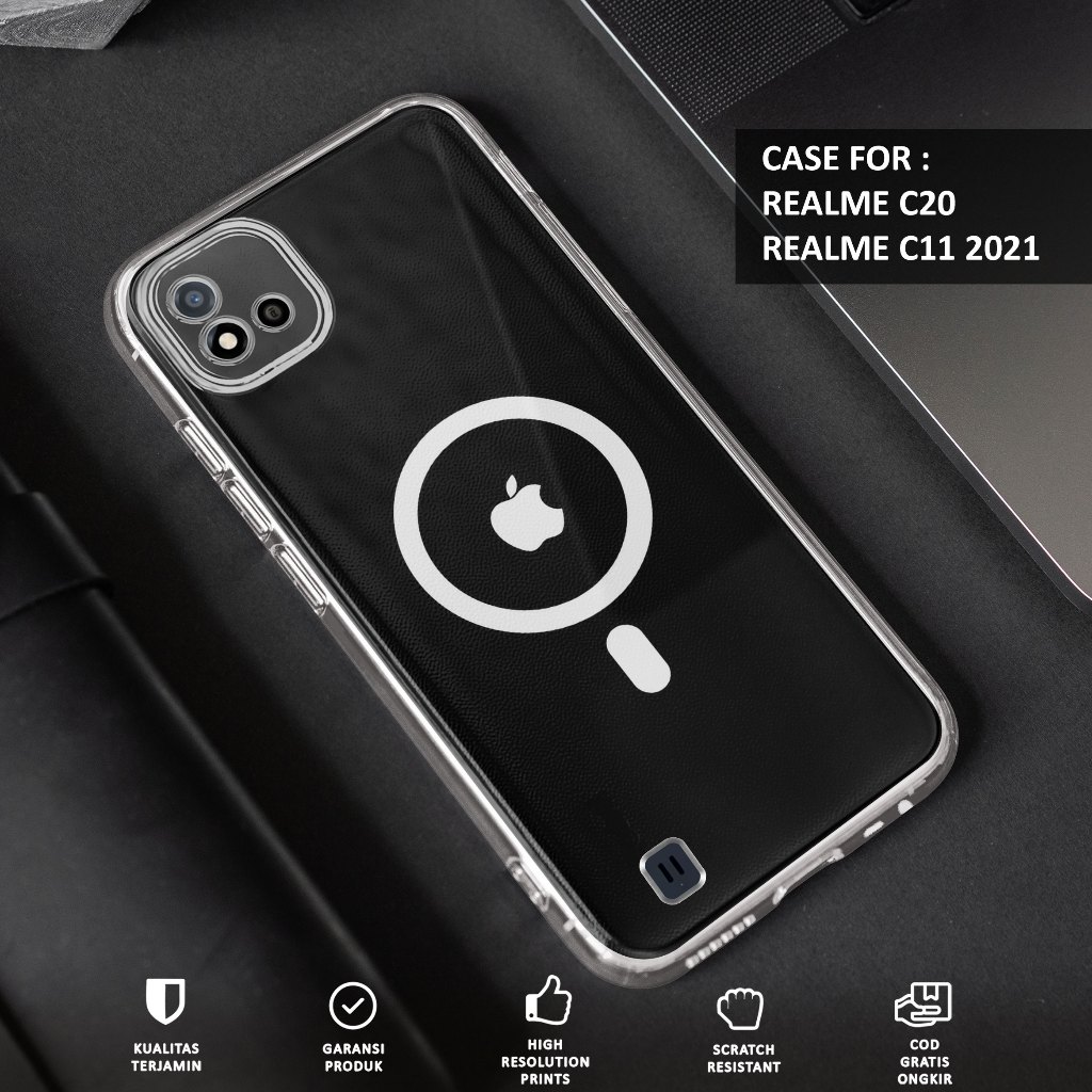 Jual Case REALME C20 - Casing REALME C11 2021 Motif MAGSAFE - Softcase ...