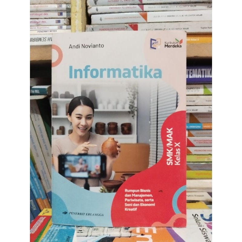 Jual buku informatika kelas 10/X/1 smk/mak rumpun bisnis/kurmer/kurikulum merdeka | Shopee Indonesia