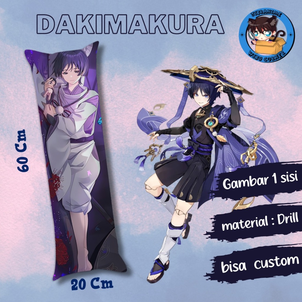 Jual dakimakura / guling ghensin impact scaramouche wanderer part 2 ...