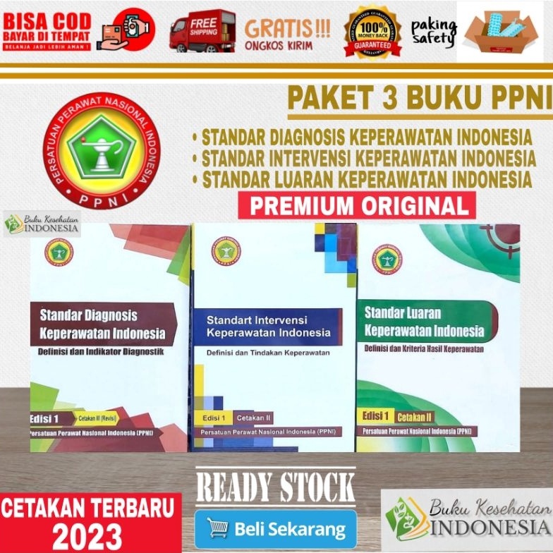 Jual PAKET 3 BUKU PPNI KEPERAWATAN SDKI SIKI SLKI pelengkap NANDA NIC NOC ASKEP 3S SDKI SIKI ...