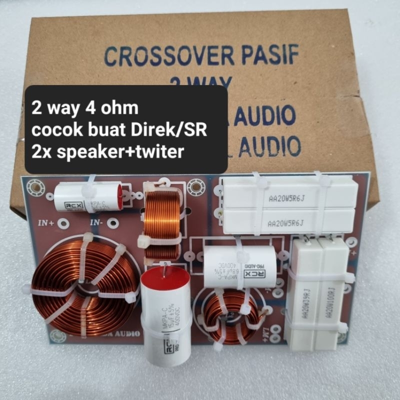 Jual Crossover 2 way 4 ohm dobel mid+twiter | Shopee Indonesia
