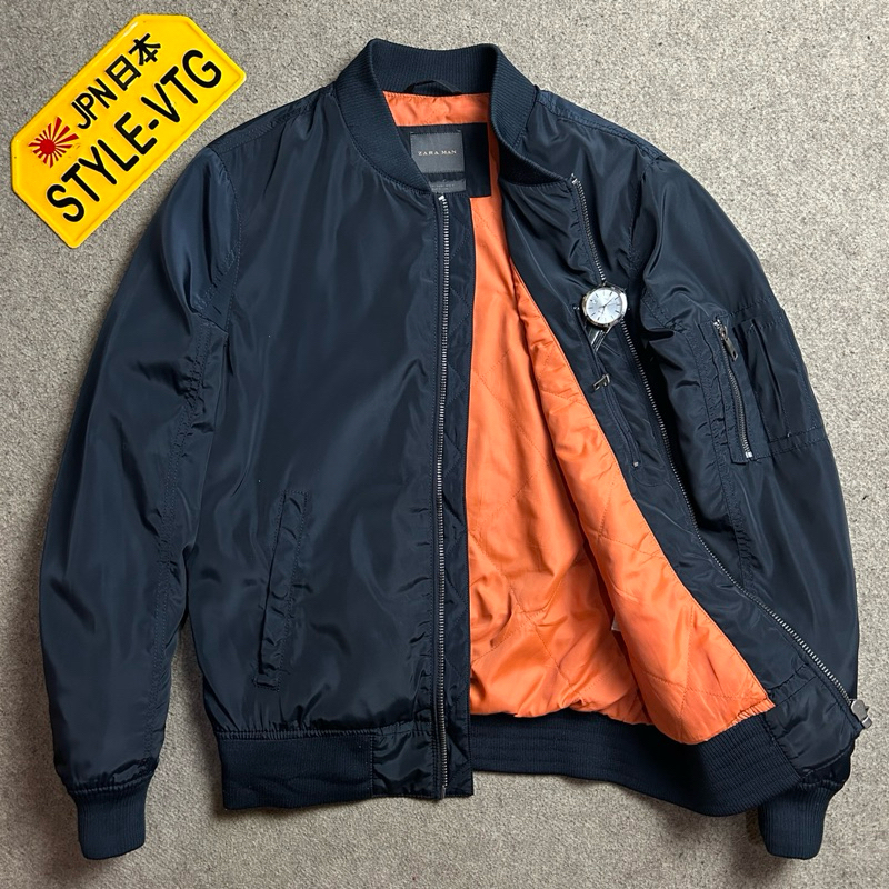 Jual z*ra man original ma1 jaket bomber pilot asli army military bkn un ...