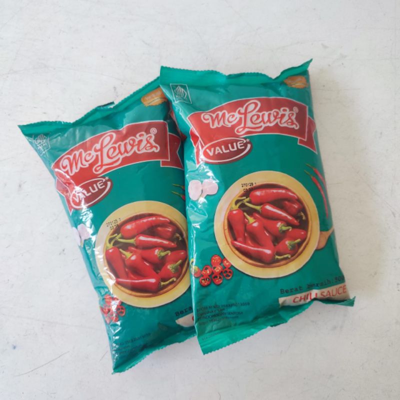 Jual MC LEWIS Chili Sauce Saos Sambal 500gr | Shopee Indonesia