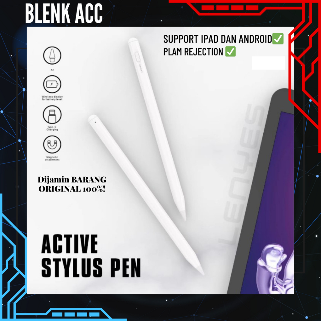 Jual Active Stylus Pen Universal 1:1 Lenyes LSP101 LSP102 LSP103 Ipad ...