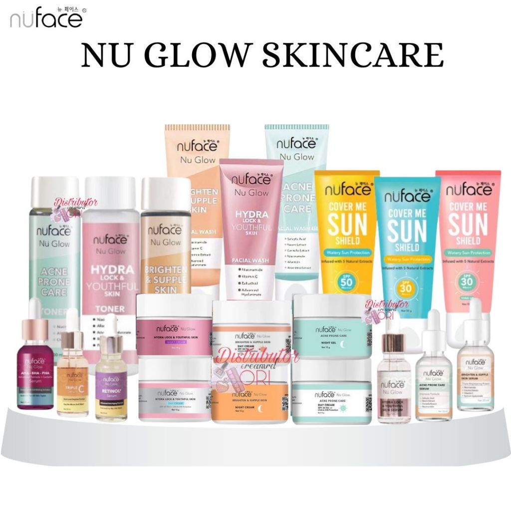 Jual NUFACE Nu Glow Skincare | Toner | Face Serum | Facial Wash ...