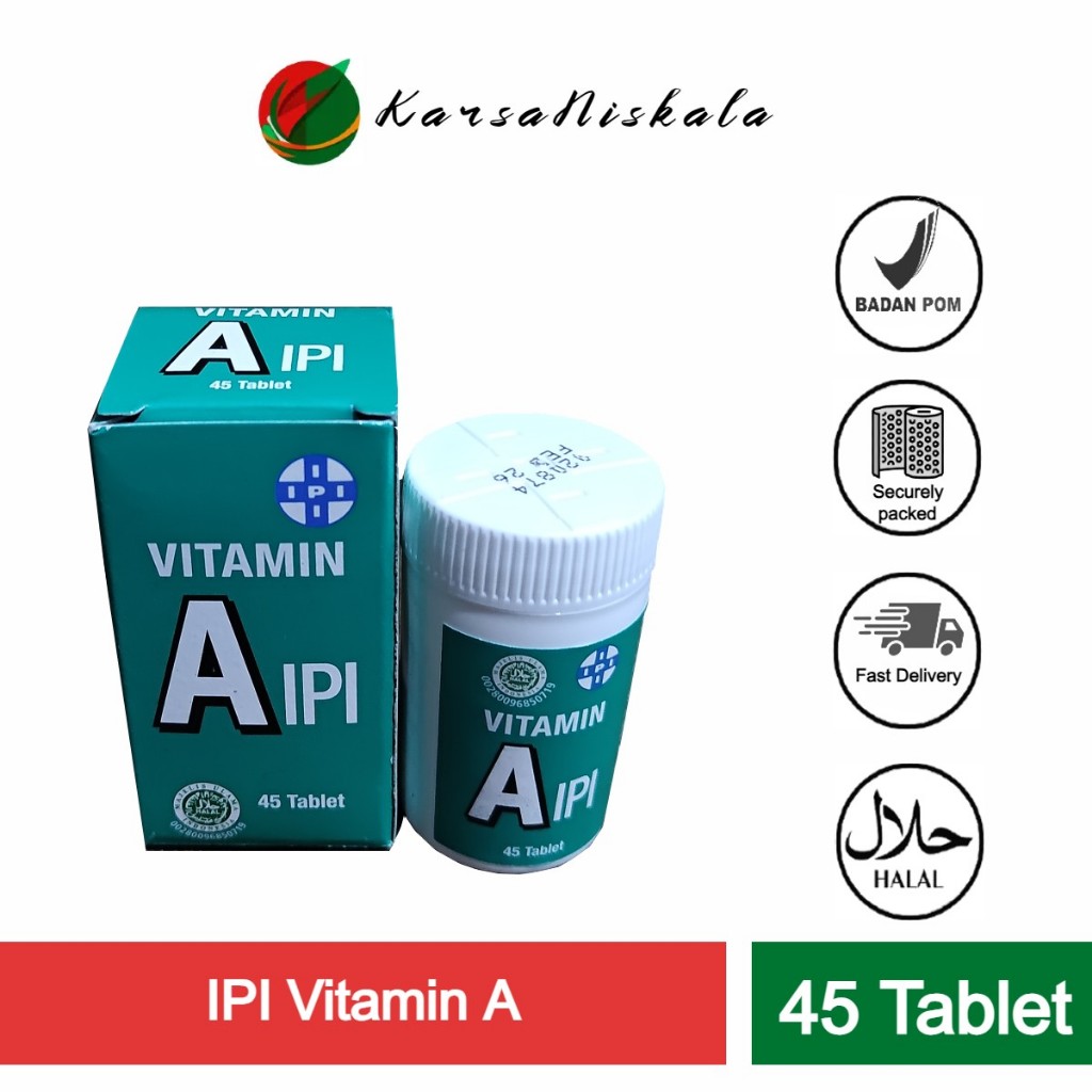 Jual IPI Vitamin A isi 45 Tablet ED.04.2026 | Shopee Indonesia