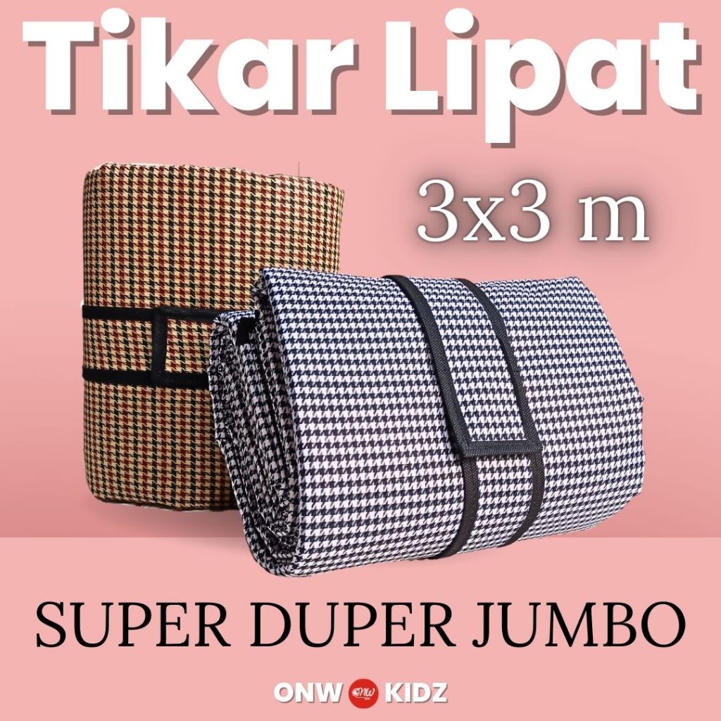 Jual Tikar Lipat Piknik Super Jumbo 3x3 m Karpet Lipat Besar 300x300 cm ...