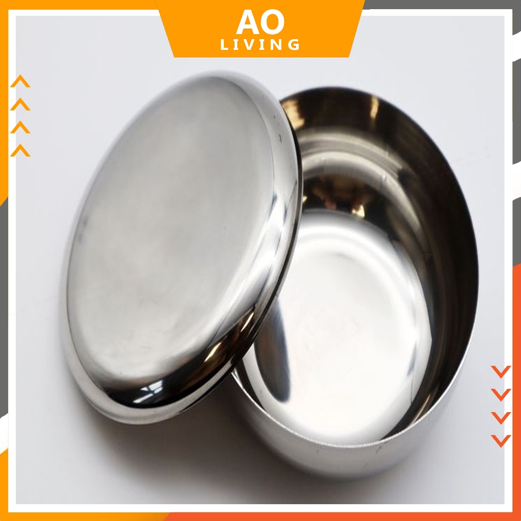 Jual Mangkok/Bowl Nasi/Rice/Sup/Soup Sujeo Stainless Korea/Korean ...