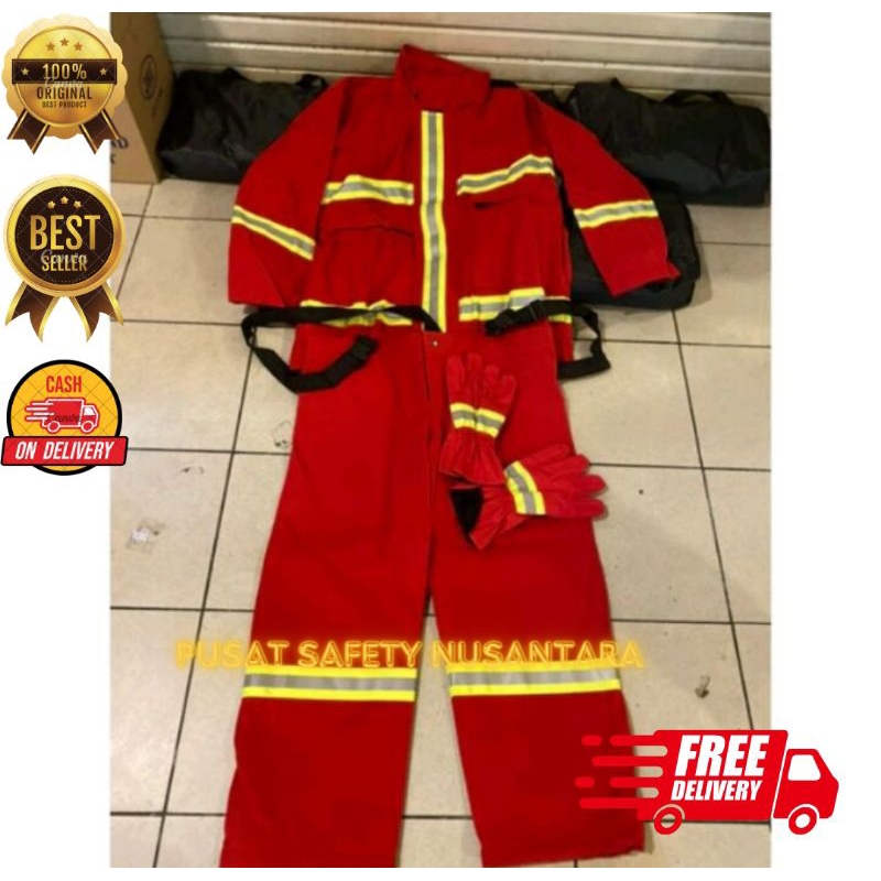 Jual Baju Safety PEMADAM KEBAKARAN / Baju DAMKAR / Seragam Pelindung ...