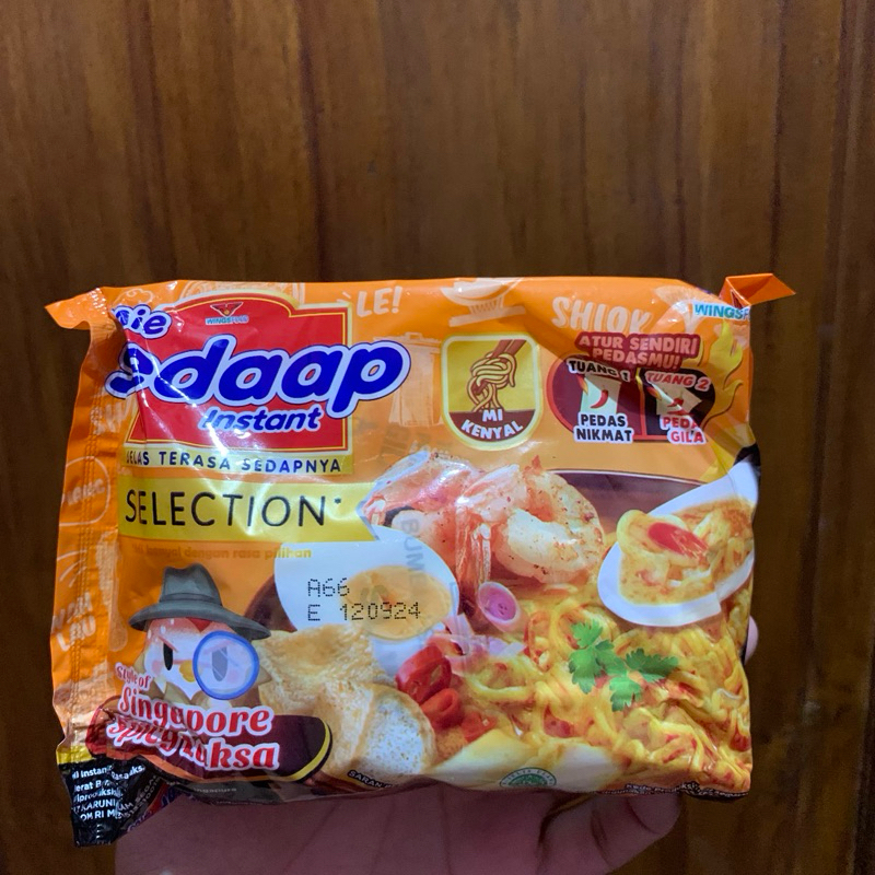Jual Mie Sedaap Selection Singapore Spicy Laksa 85gr | Shopee Indonesia