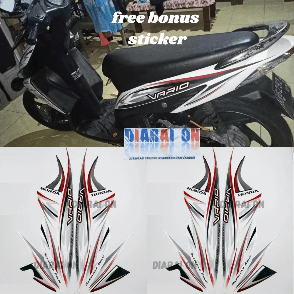 Jual Striping Stiker Honda Vario 110 Karbu 2012 2013 - Vario Carbu ...