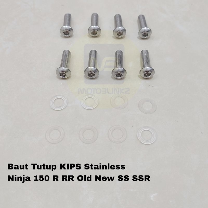Jual Baut Stainless Tutup Cover KIPS Ninja 150 R RR Old New SS SSR ...
