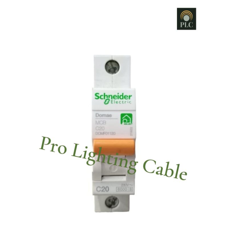 Jual MCB Schneider New Domae 20A 1P 6Ka (20 Ampere 1 Phase) | Shopee Indonesia