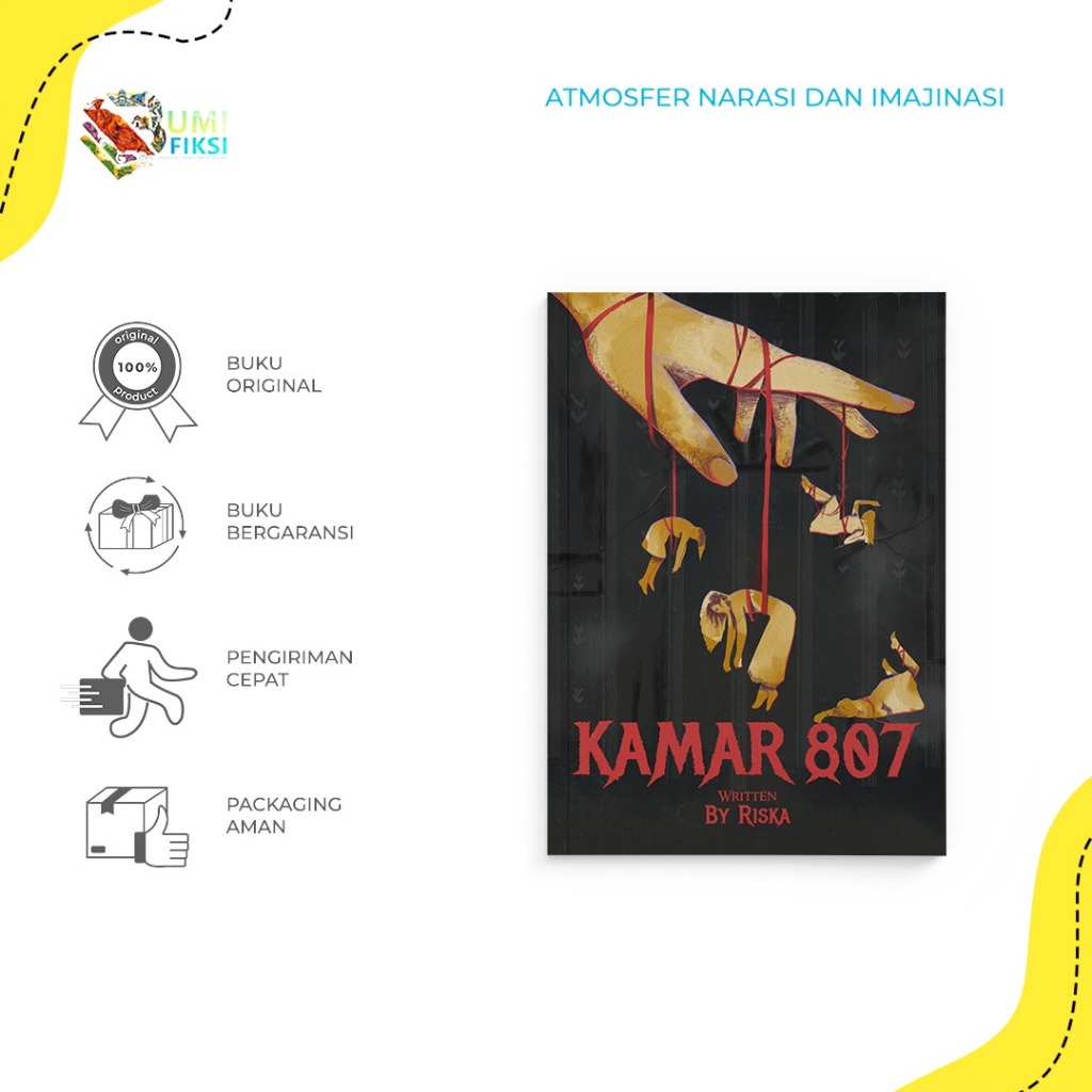 Jual [ Promo ] Buku Novel Horor - Kamar 807 - By Riska - Tekad - Bumifiksi (30 Mei 2024 ...