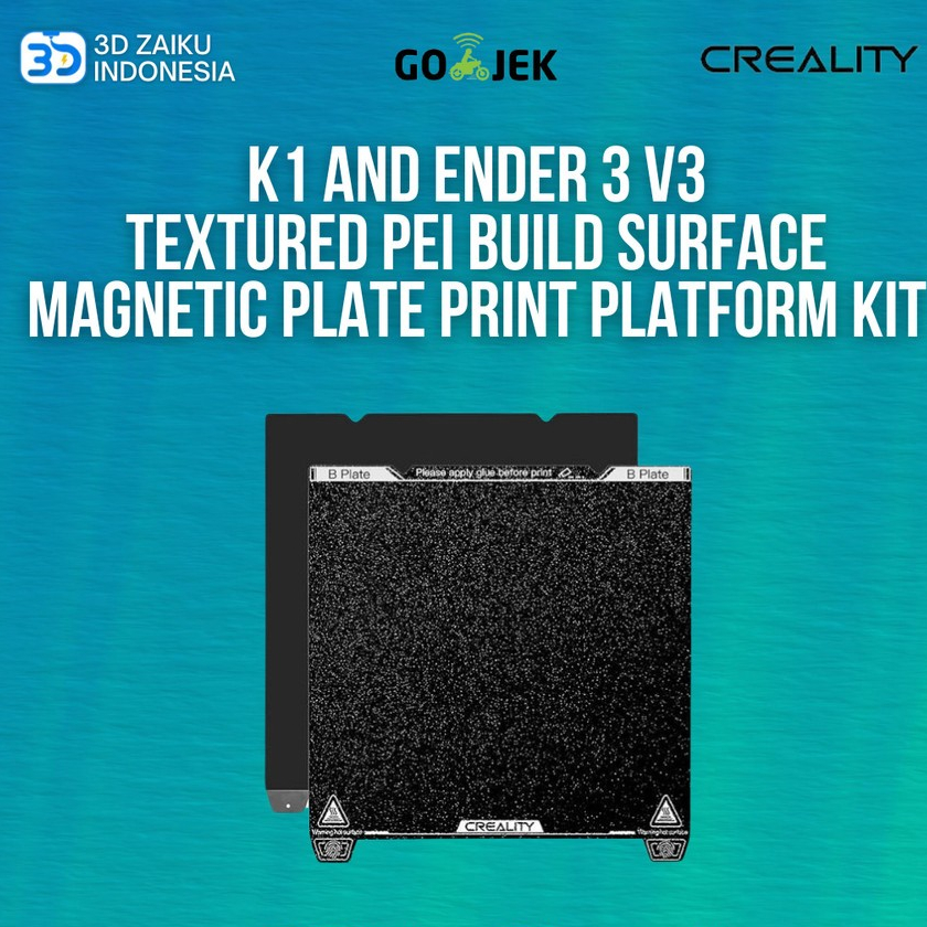 Jual Creality K1 and Ender 3 V3 3D Printer Textured PEI Build Surface ...