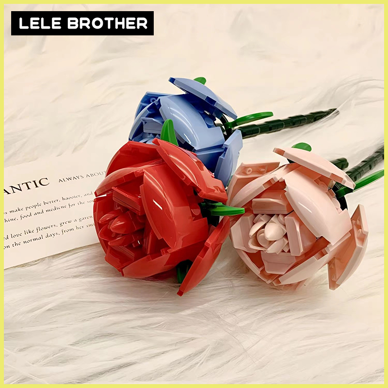 Jual LELE Mainan Buket Bunga Bouquet DIY Flower Romantis Block Mainan ...