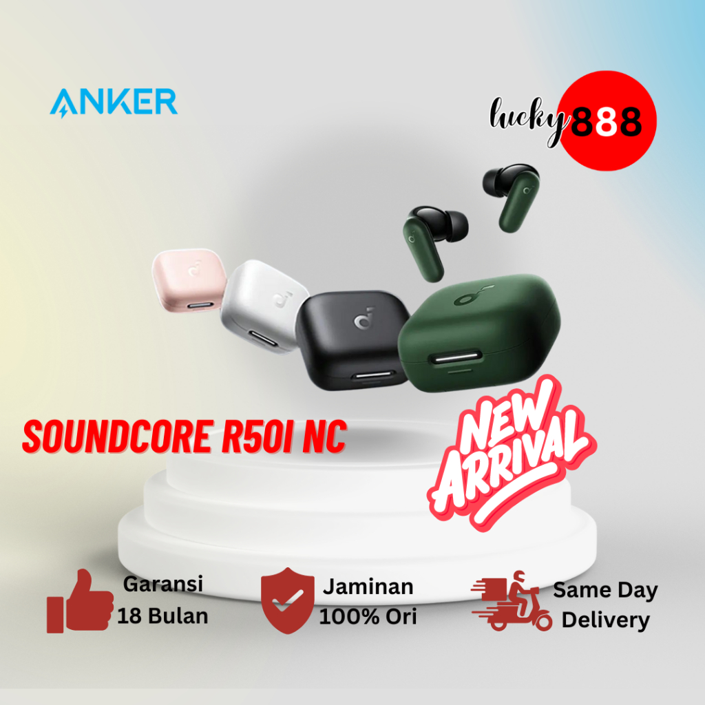 Jual Soundcore Anker R50i NC Earbuds Adaptive Noise Canceling Earphone Bluetooth 5.4 TWS Low ...