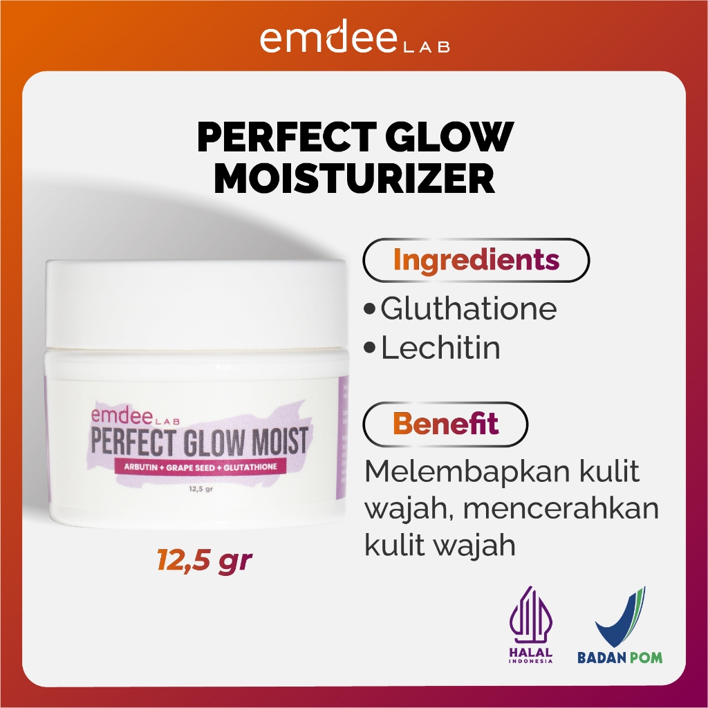 Jual Emdee Lab Perfect Glow Moist - Moisturizer 12g | Shopee Indonesia