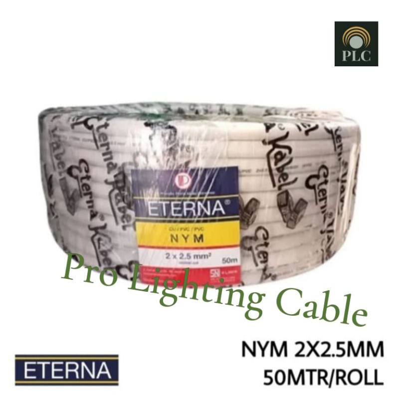 Jual Kabel Eterna NYM 2X2.5 2X2,5 mm Rol 50 Meter | Shopee Indonesia