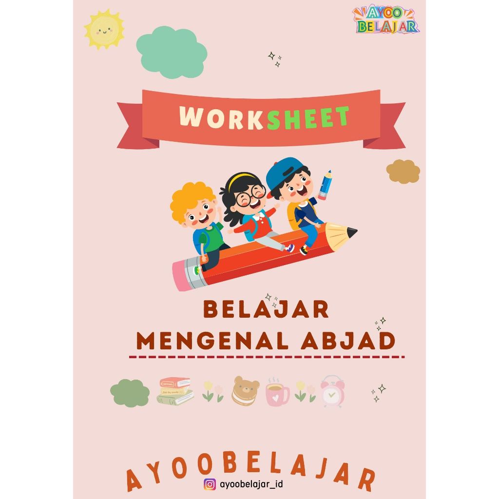 Jual Printable Worksheet (File Pdf) untuk anak usia 2-5 tahun - Lembar ...