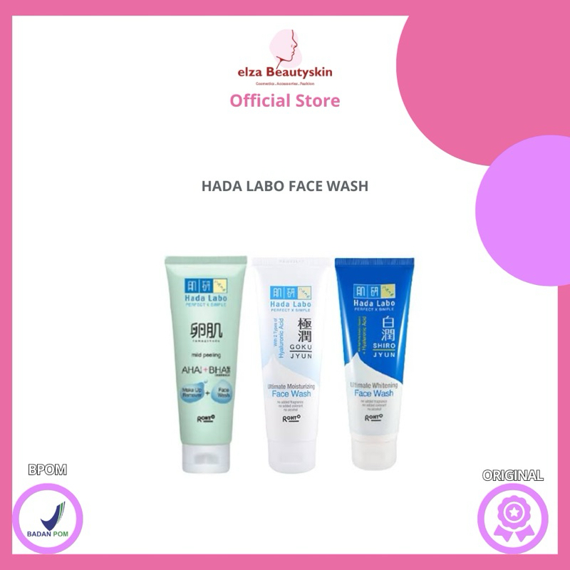 Jual Hada Labo PERFECT X SIMPLE FACE WASH 100g | Shopee Indonesia