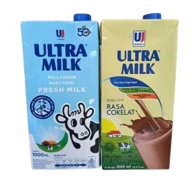 Jual ULTRA MILK SUSU UHT 1 LITER FULL CREAM | Shopee Indonesia