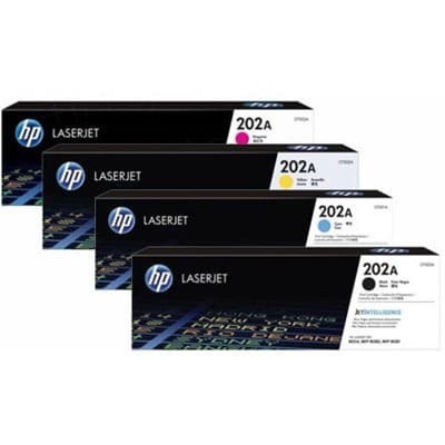 Jual Tinta Toner HP 202A Cartridge Printer Laserjet Black Cyan Magenta ...