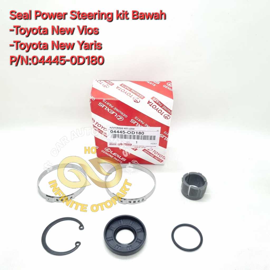 Jual SEAL KIT POWER STEERING LOW BAWAH TOYOTA NEW YARIS NEW VIOS 04445 ...