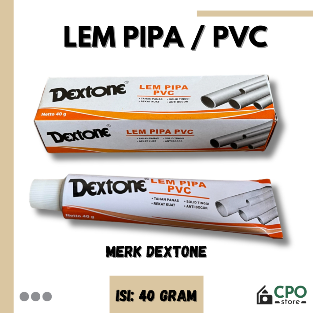 Jual Lem PVC / Lem Paralon / Lem Pipa Isi 40 Gram | Shopee Indonesia