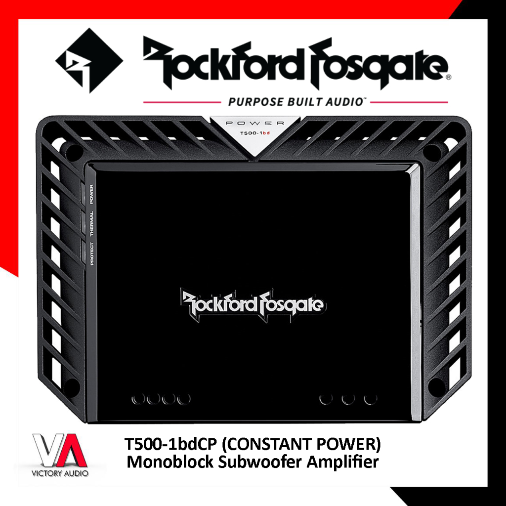 Jual Power Amplifier Monoblock ROCKFORD FOSGATE T500-1bdCP CONSTANT ...