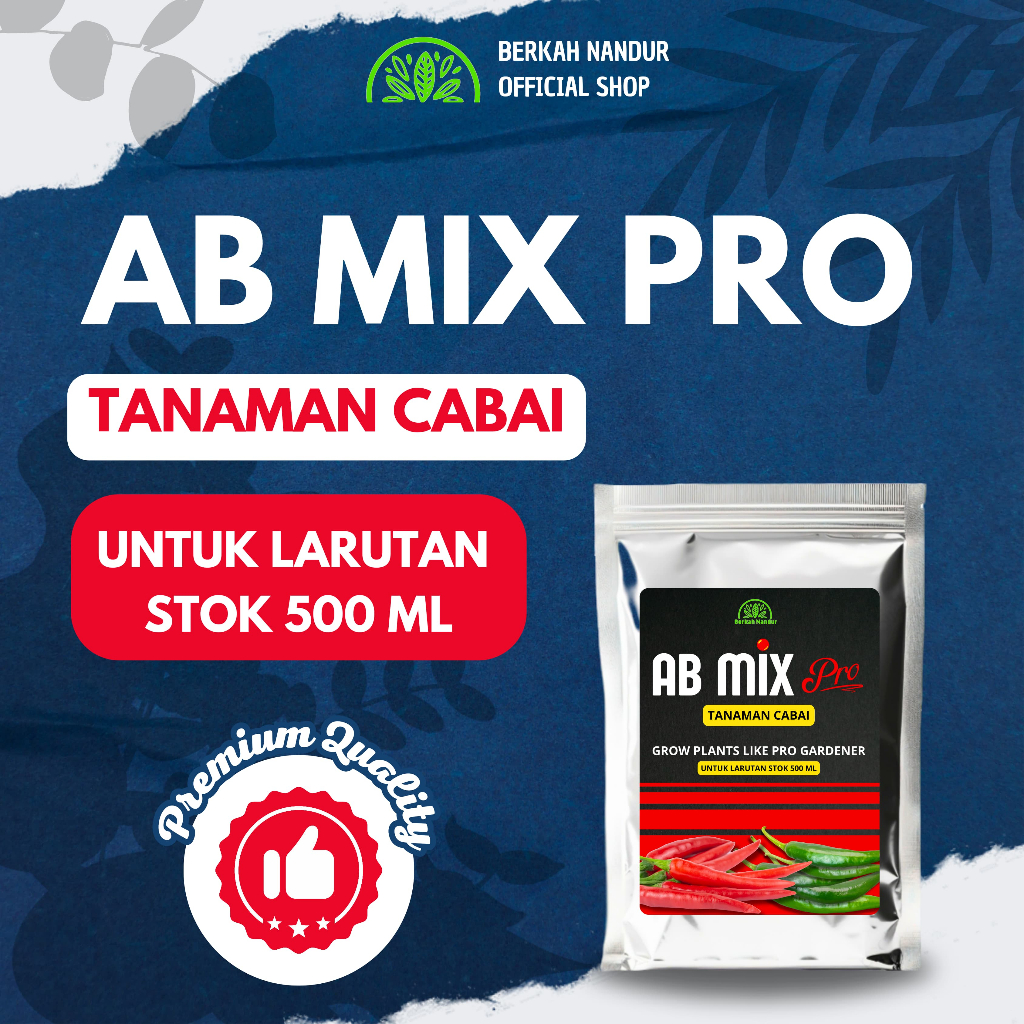 Jual AB MIX PRO CABE Nutrisi Hidroponik Cabe ABMIX Cabai untuk Pekatan ...