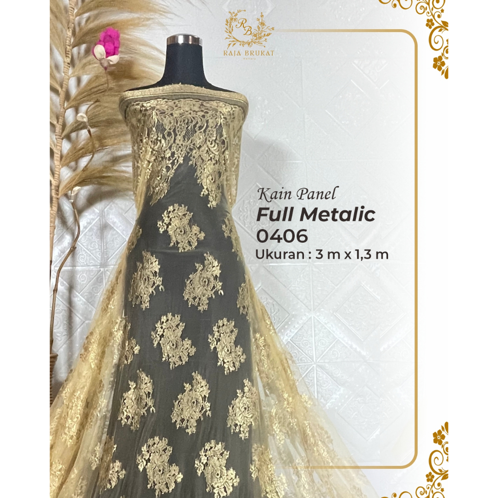 Jual Kain Panel Semi Prancis Full Metalic 0406 - Grade B | Shopee Indonesia