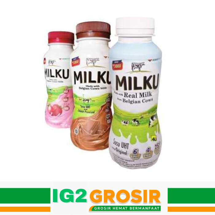 Jual Milku Botol Susu UHT Ukuran 200ml | Shopee Indonesia