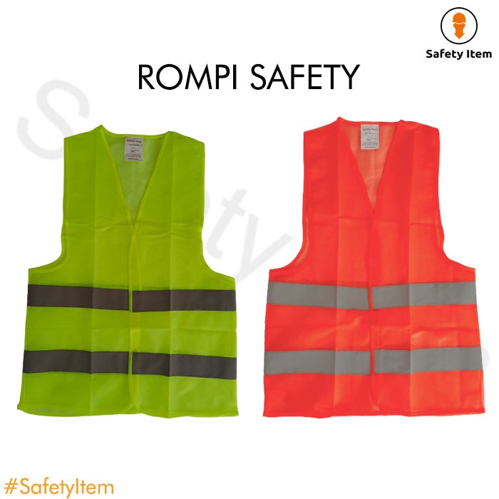Jual Rompi Safety / Rompi Safety Jaring / Rompi Proyek / Safety Vest ...