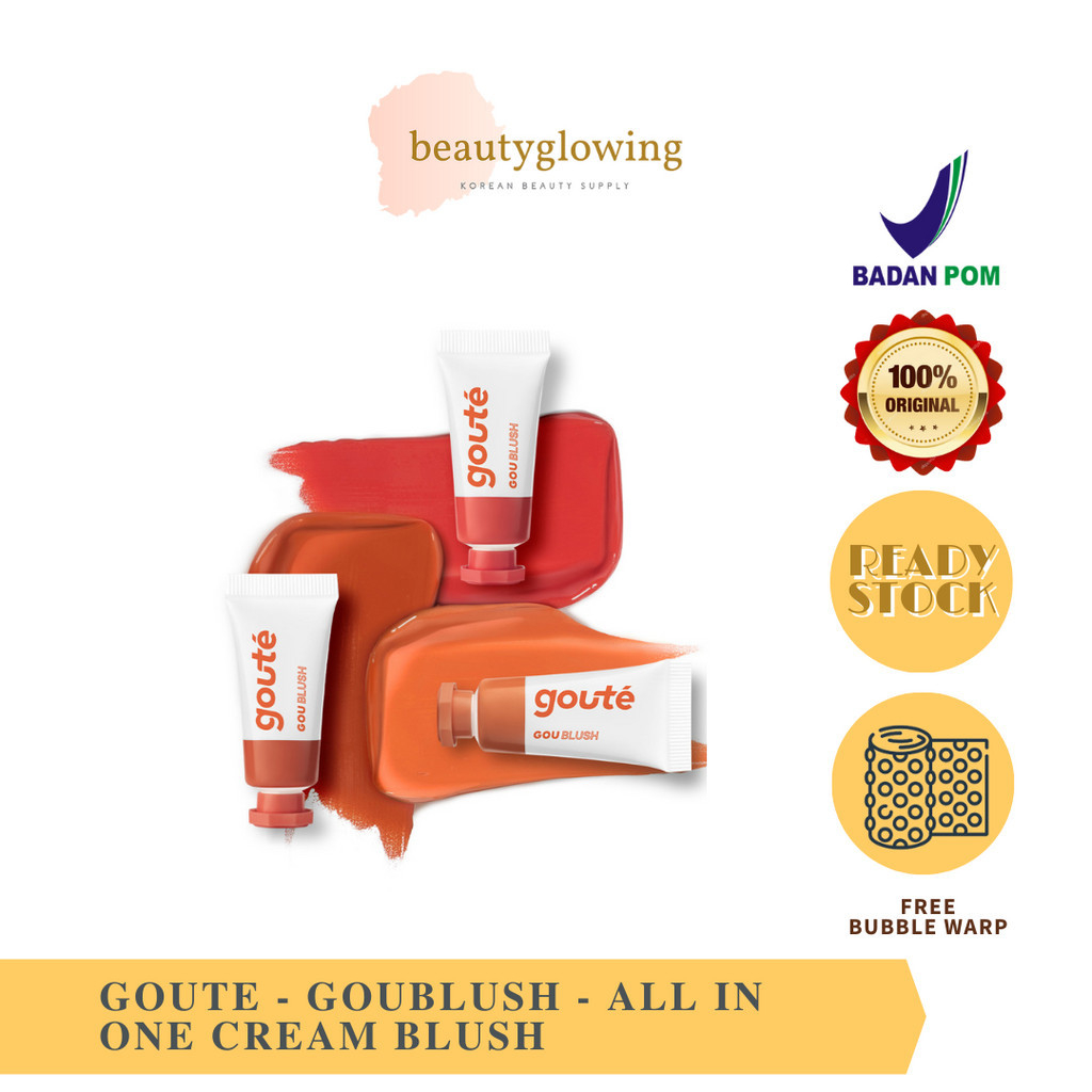 Jual GOUTE gouté Goublush - All in One Cream Blush for Blush On, Eye ...