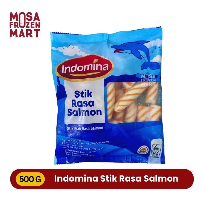 Jual Indomina Stik Rasa Salmon 500 G | Olahan Ikan Frozen | Shopee ...