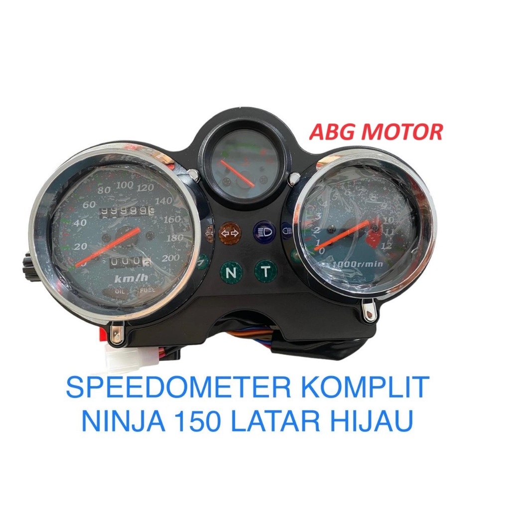 Jual SPEEDOMETER SPEEDO SPIDO METER KILOMETER ASSY KOMPLIT NINJA 150 R ...