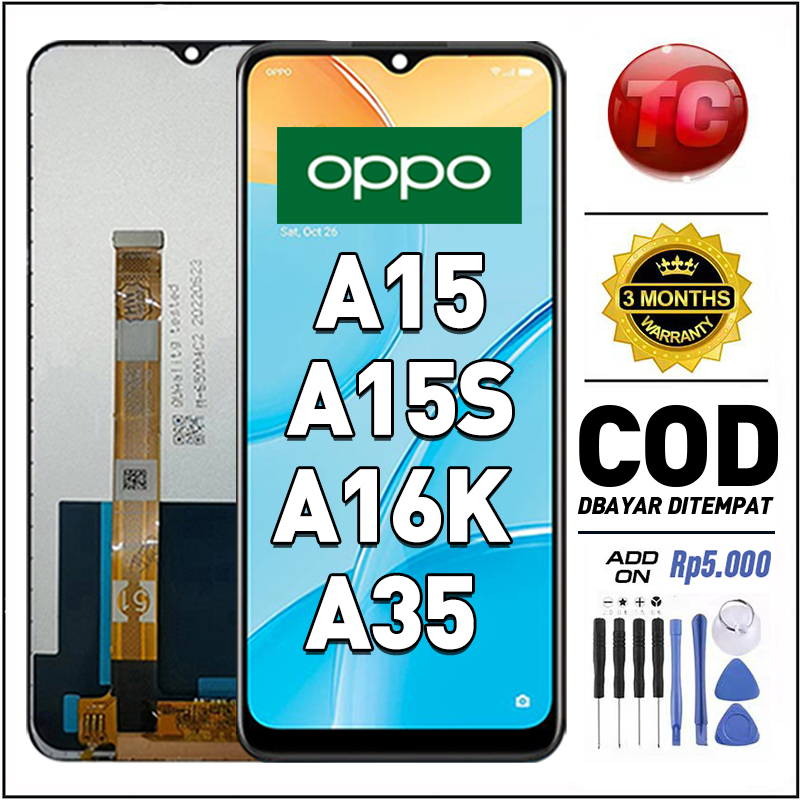Jual LCD OPPO A15 A15S A16K A35 Original Touchscreen asli ori fullset ... Jual LCD OPPO A15 A15S A16K A35 Original Touchscreen asli ori fullset ...