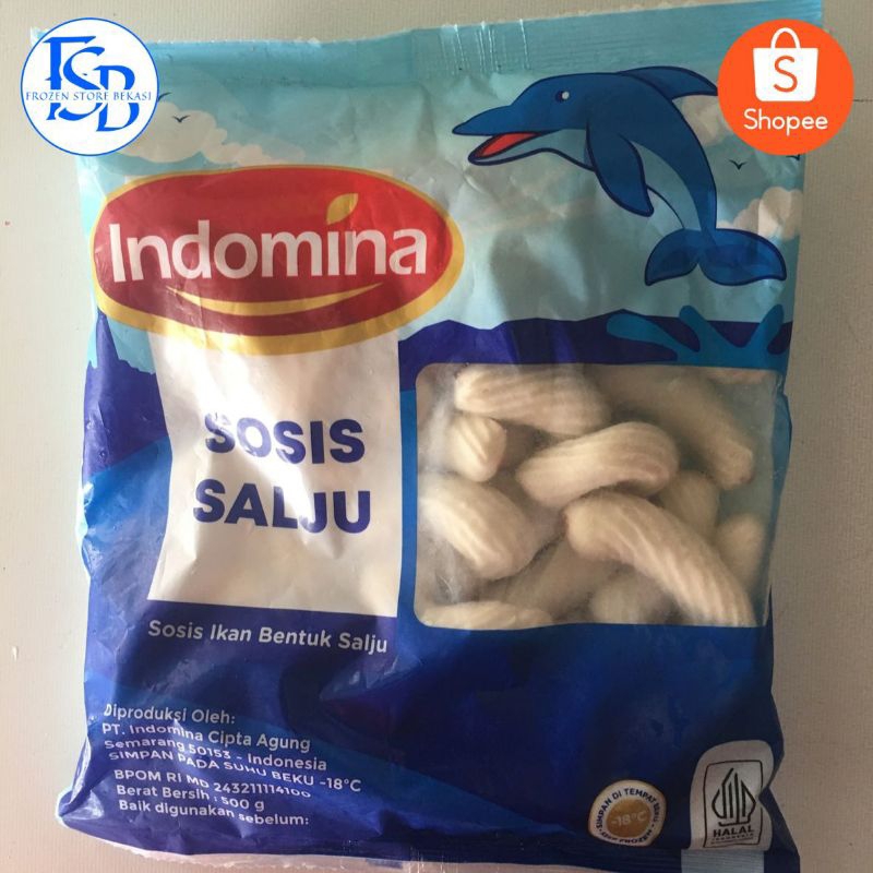 Jual INDOMINA SOSIS SALJU 500GR | Shopee Indonesia