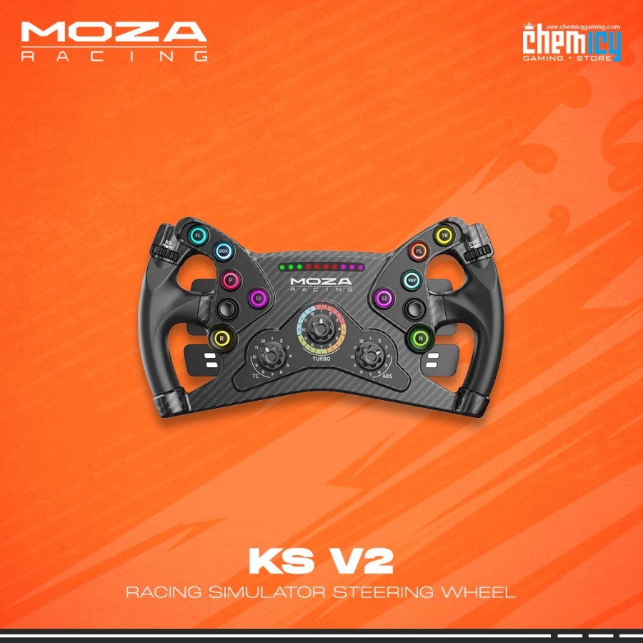 Jual MOZA Racing KS V2 Open Wheel | Racing Simulator Steering Wheel Add ...