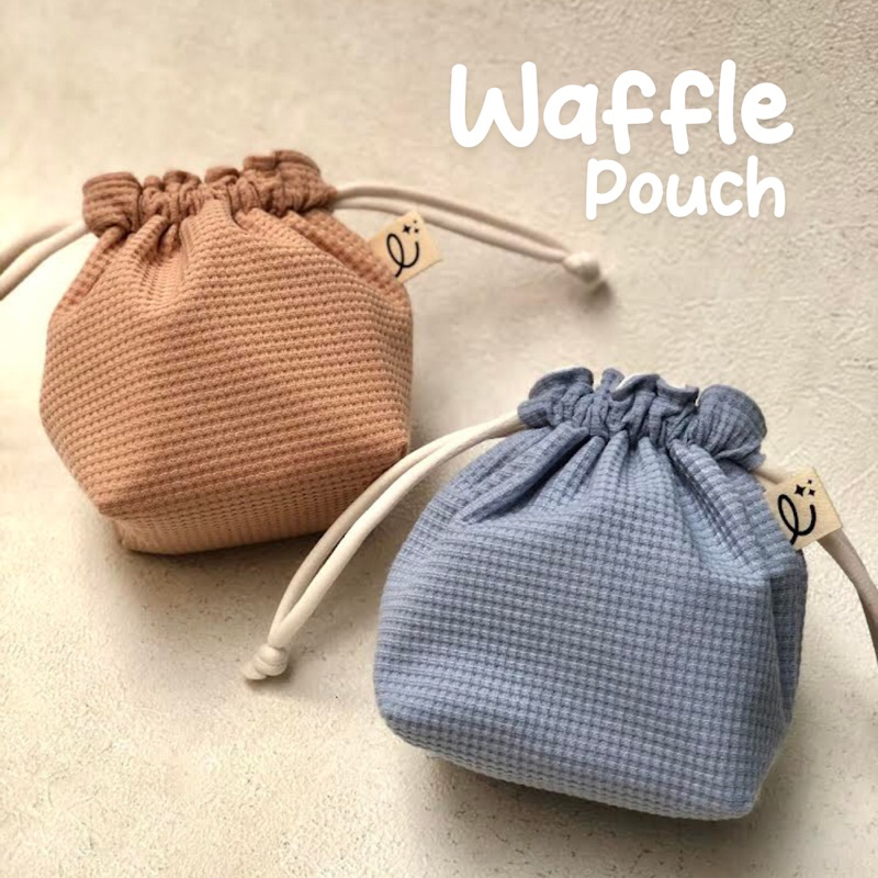 Jual Waffle Pouch Mini | Pouch Makeup - Pouch Serbaguna | Shopee Indonesia