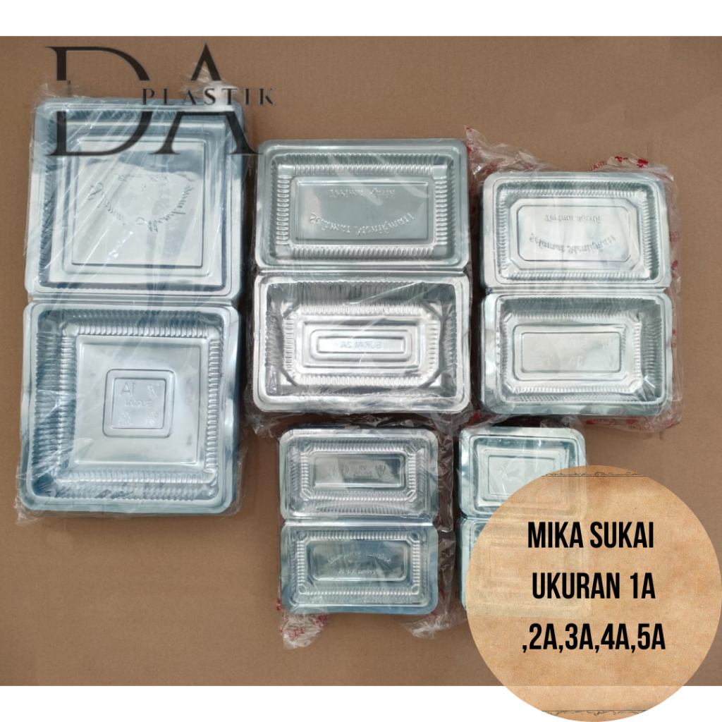Jual 10Pcs Mika Kue A1 A2 A3 A4 A5 Box Plastik | Kotak Plastik | Kotak ...