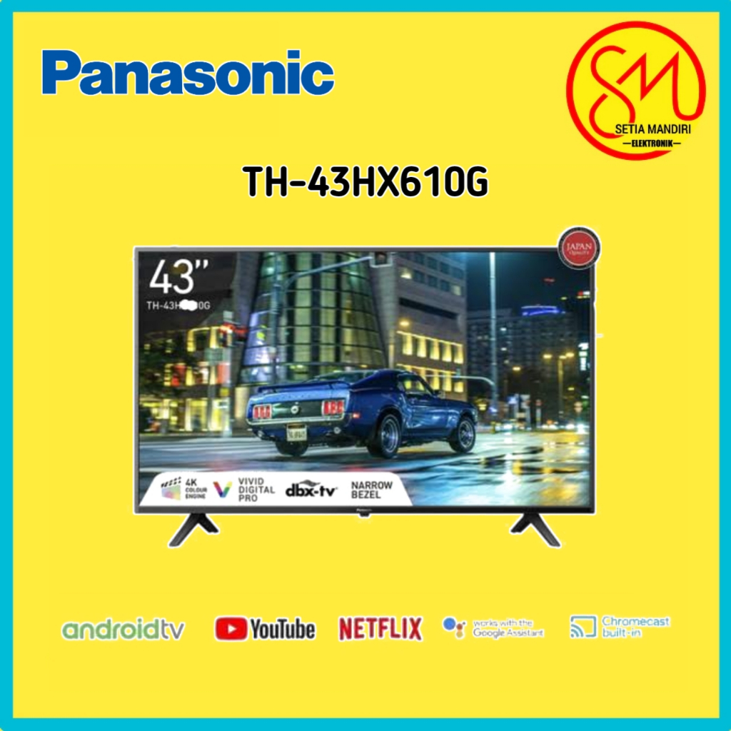 Jual Panasonic LED Smart Android TV 43 Inch TH-43HX610G / 43HX610 UHD ...