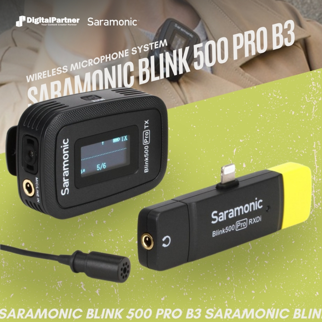 Jual Saramonic Blink 500 Pro B3 Wireless Microphone | Shopee Indonesia