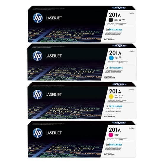 Jual Tinta Toner HP 201A Cartridge Printer Laserjet Black Cyan Magenta ...