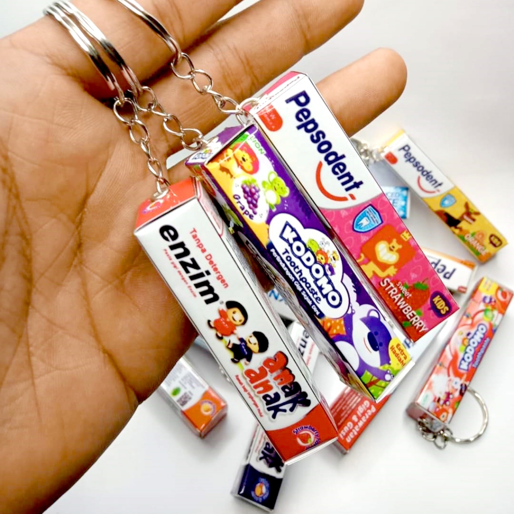 Jual Gantungan Kunci Odol Pasta Gigi Pepsodent Ciptadent Enzime Kodomo ...