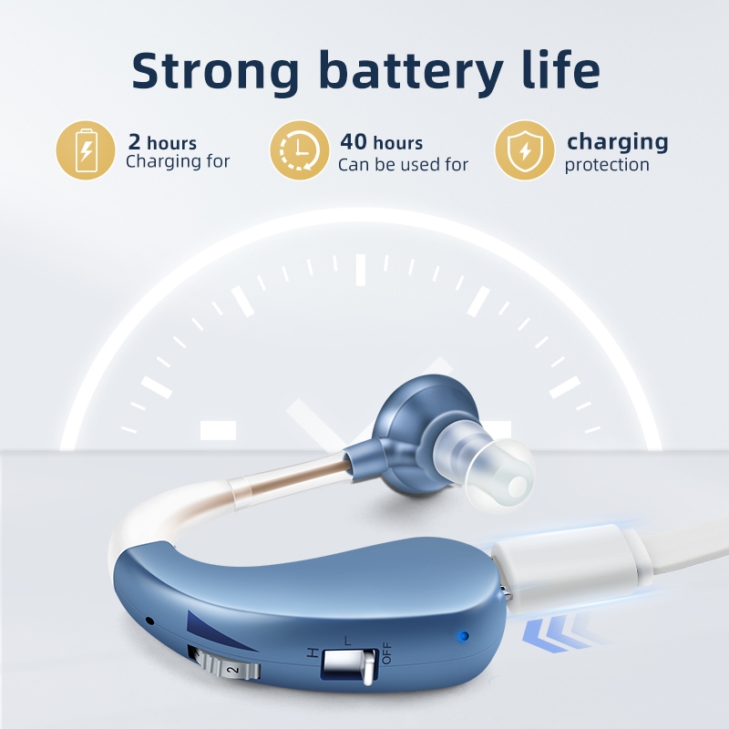 Jual Alat Bantu Dengar Lansia Orang Tua Rechargeable Premium Original ...