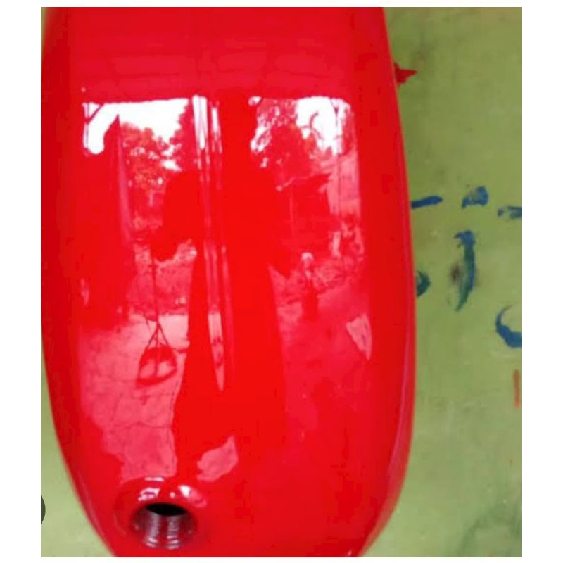 Jual Cat Merah Solid Cat Merah FERARRI Cat MOTOR Mobil Sepeda 1kg ...