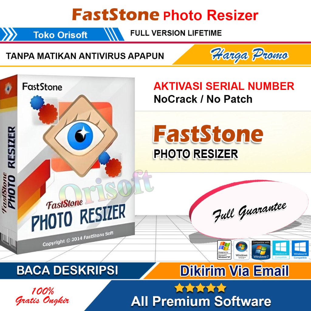 Jual Faststone Photo Resizer Pro Terbaru + Serial Key Lifetime | Shopee ...